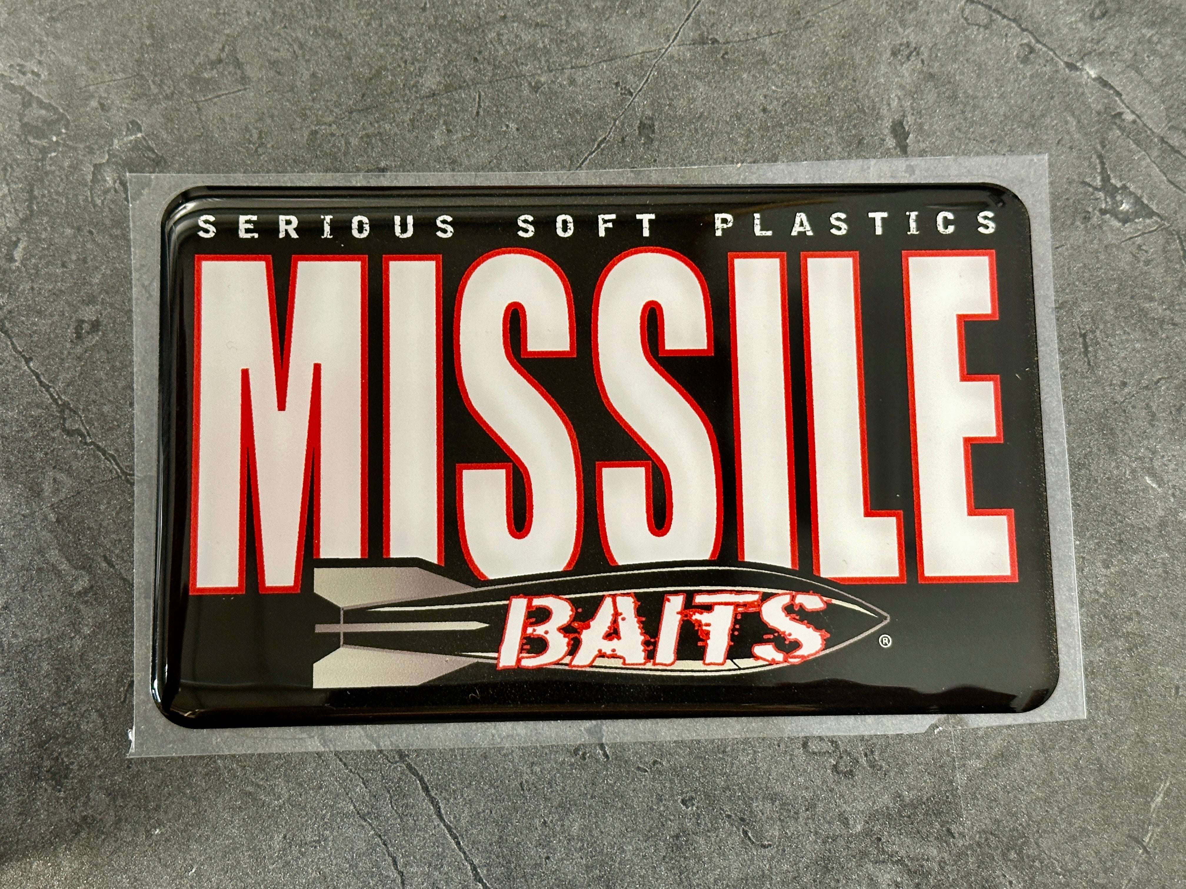 Missile Black Domed Decal – Missile Baits